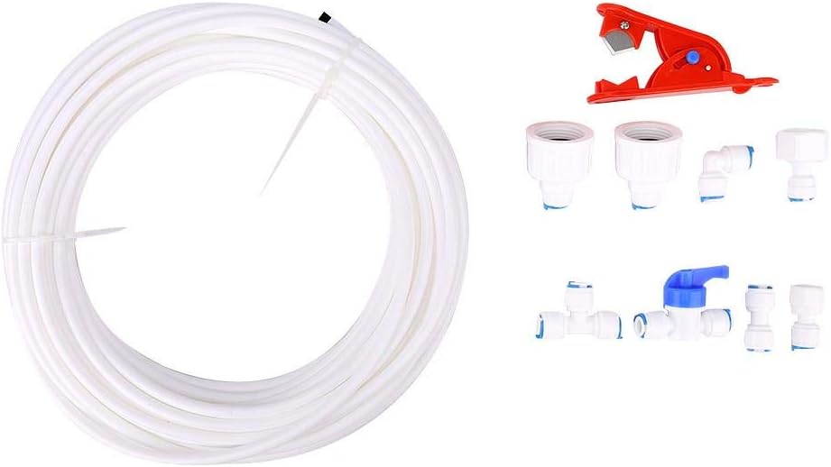 Haofy 15m Water Purifier Pipe Fittings Quick Connect RO Water White ...