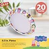 Glad for Kids 8.5 inch Peppa Pig Friends Paper Plates, 20 Ct ...