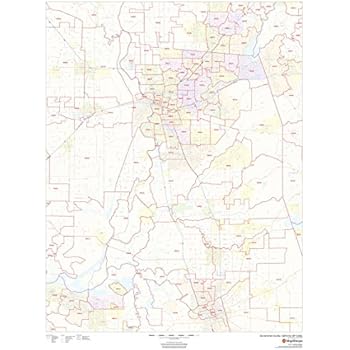 Amazon.com : Riverside County, California Zip Codes - 48" x 36" Paper ...