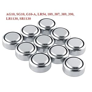 E-FAST® AG10 Button Batteries: Amazon.co.uk: Electronics