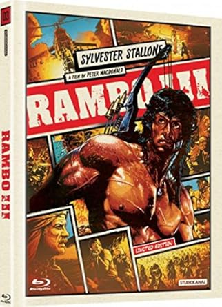 Rambo - Part 3 - Exklusiv Mediabook Limited Edition - Blu-ray: Amazon ...