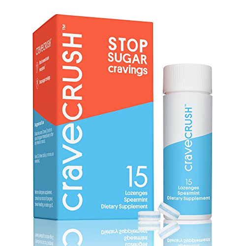 Crave Crush - Crave suppressant to stop sugar cravings 15 mint lozenges