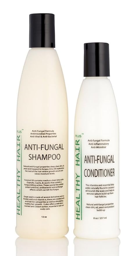 Buy Healthy Hair Plus - Anti Fungal Shampoo (12 oz) & Conditioner (8 oz ...