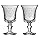 La Rochere Amboise Large Wine Goblet Glass, 260ml, Set of 2: Amazon.co ...