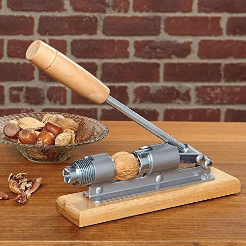 Buy THW Heavy Duty Nutcracker Manual Mechanical Lever Walnut Plier ...