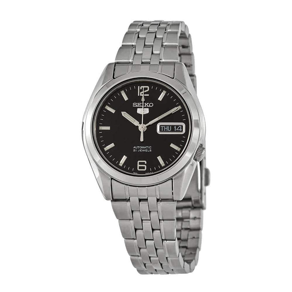 Mua SEIKO Series 5 Automatic Black Dial Men's Watch SNK393 trên Amazon ...