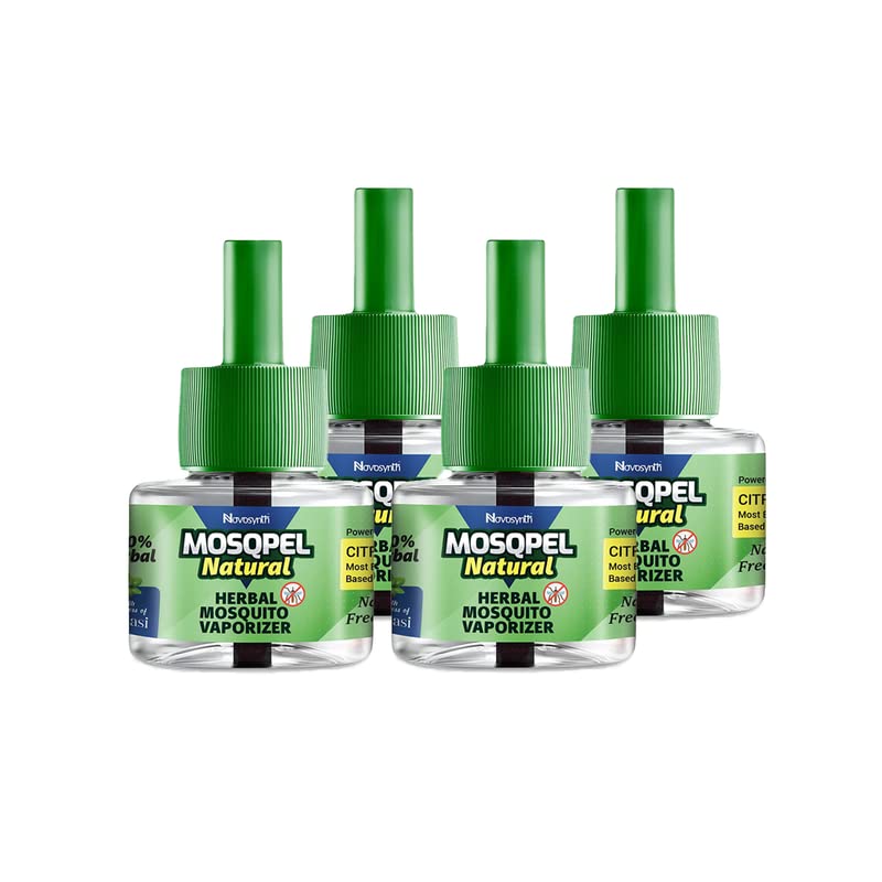 MOSQPEL -Eucalyptus Oil based mosquito vapourizer, 4 UNIT X 45ml - THE ...