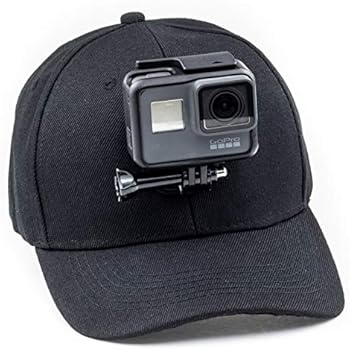 Amazon.com : Digicharge Baseball Cap Hat with Action Camera Holder ...