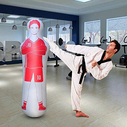 SUNSHINE-MALL Inflatable Soccer Dummy Goalkeepr Air Mannequin Free Kick ...