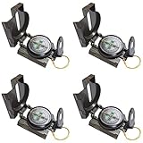Fangstar 4 Pack Camping Multi-Functional Military Compass, Waterproof ...