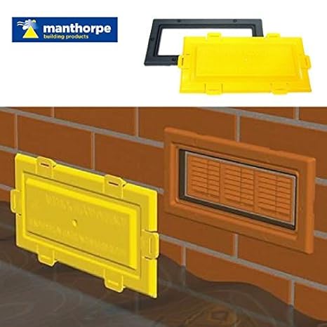 Airbrick flood water defence Protection cover and Blue / Black frame ...