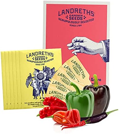 Landreth's Heirloom Vegetable Seed Starter Kit Bundle - Sweet and Spicy ...