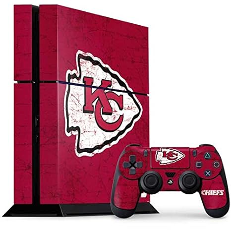 Amazon.com: Skinit NFL Kansas City Chiefs PS4 Console and Controller ...