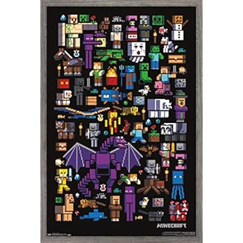 Amazon.com: Trends International Minecraft - Mobbery Wall Poster, 14. ...