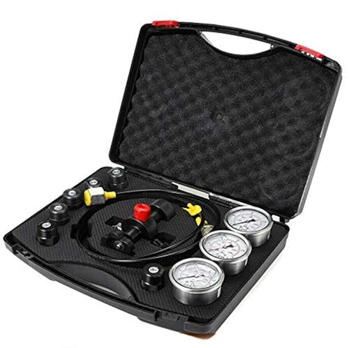 Hydraulic Pressure Test Kit, 1500PSI 3600PSI 6000PSI Hydraulic ...