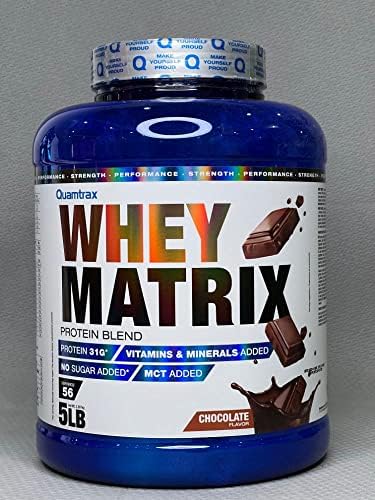 Quamtrax WHEY MATRIX 5lb chocolate price in UAE | Amazon UAE ...