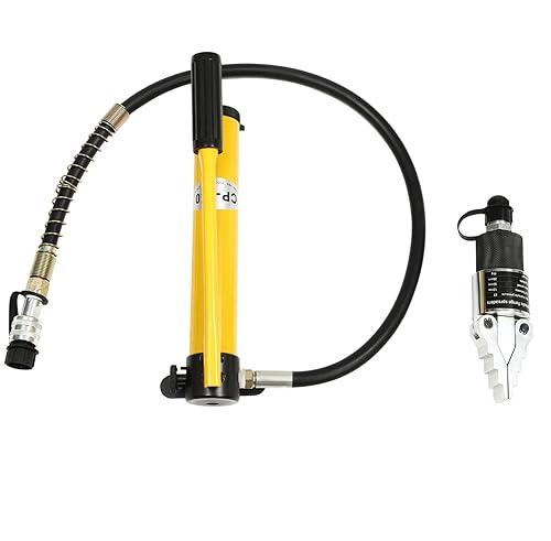 LOYALHEARTDY Hydraulic Flange Spreader, 8T Max Spread:30 mm, Yellow in ...