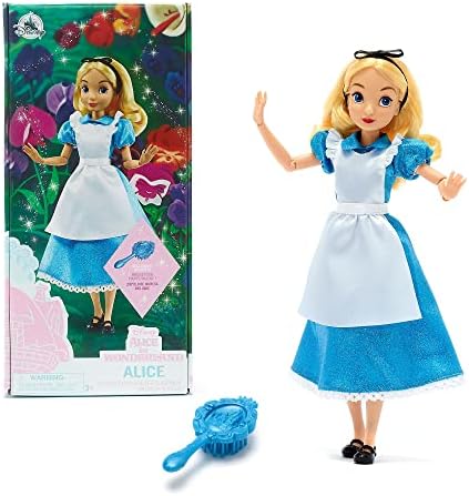 Disney Store Official Alice in Wonderland Classic Doll for Kids, 30cm ...