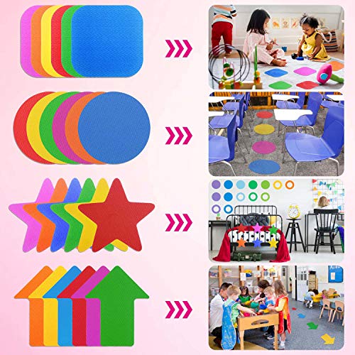 Carpet Spots Markers for Classroom, Paleris 96 Pcs Carpet Markers ...