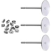 Amazon.com: 600PCS Earring Posts, 600PCS Butterfly Earring Backs and ...