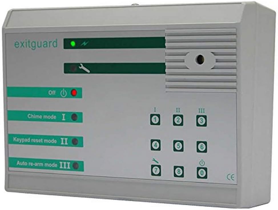 Hoyles EX205 DC Powered Exit Guard with Integral Keypad Control, 12 V ...
