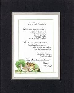 Amazon.com: Touching and Heartfelt Poem for Home - Bless This House ...