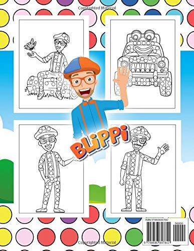Blippi Dot Markers Activity Book: Great Way To Learn Letters Shapes And ...