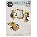 Amazon.com: Sizzix 661138 Card Owl Label Fold-a-Long Thinlits Die Set ...