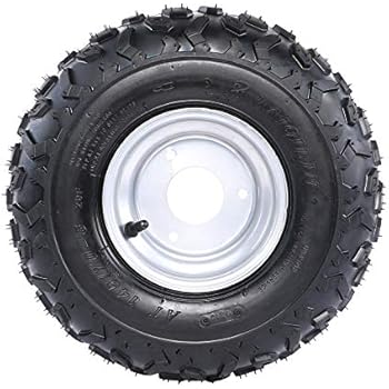 Amazon.com: JCMOTO ATV Go Kart Tire 145/70-6 With Rim Tubeless 4PR (2pcs): Automotive