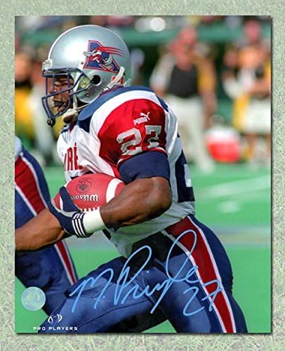 Mike Pringle Montreal Alouettes Autographed CFL Football Close Up 8x10 ...