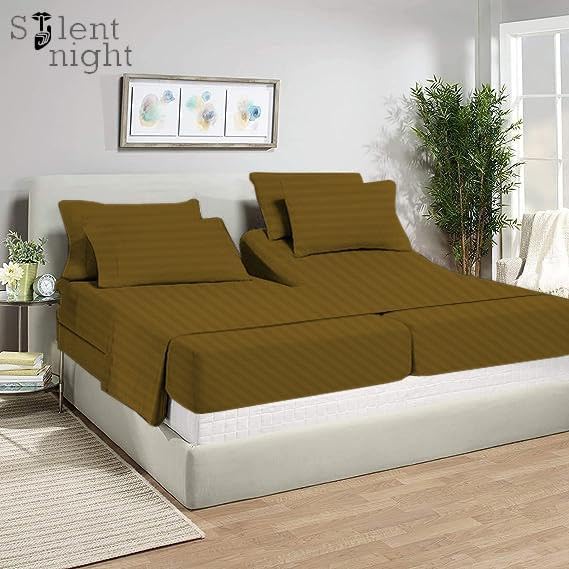 Silentnight Split California King Sheets For Adjustable Beds 5 Piece
