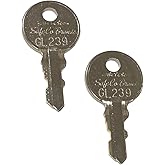 Replacement Keys for Stack-On Safes Codes I801 Thru I861 2-Keys SafeCo ...