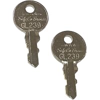 Replacement Keys for Stack-On Safes Codes I801 Thru I861 2-Keys SafeCo ...