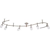 Catalina Lighting 96" 6-Light Integrated LED Flex Track Spotlight ...