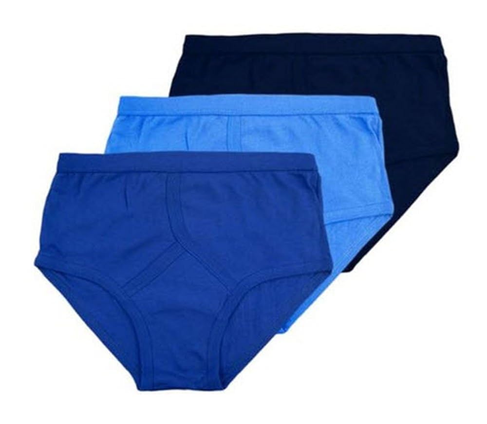Herren Slips, 6er-Pack, 100 % Baumwolle, 7 Größen, Blau: Amazon.de ...