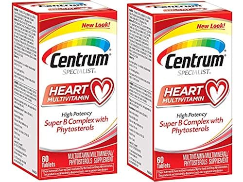 Centrum Specialist Heart MultiVitamin MultiMineral Phytosterols ...