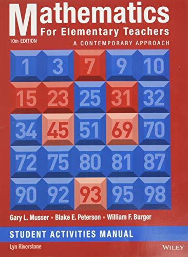 Amazon.com: Mathematics for Elementary Teachers: A Contemporary ...