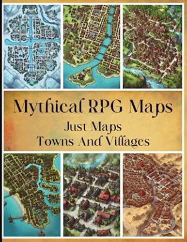 Mythical RPG Maps: Just Maps Towns And Villages: Town And Village Maps ...