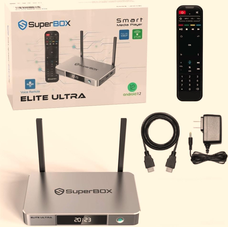 Mua 2024 New Elite Ultra HD Android TV Box 2024,Voice Control Remote ...