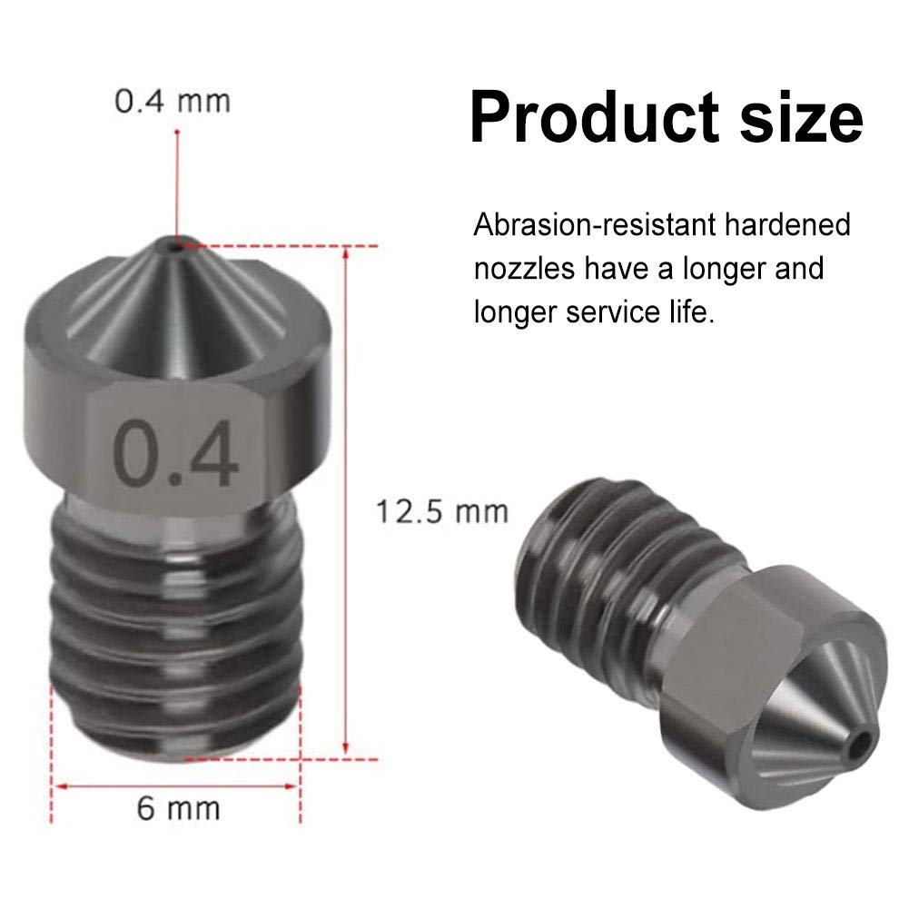 Nozzle Hardened Steel, Thread Nozzle Hardened Steel, Hardened Steel ...