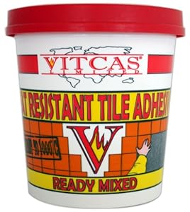 Heat Resistant Tile Adhesive 5Kg - High Temperature Ready Mixed: Amazon ...
