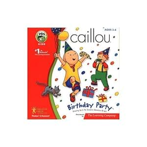 Amazon.com: Caillou - Birthday Party (Party Fun & Games): Toys & Games
