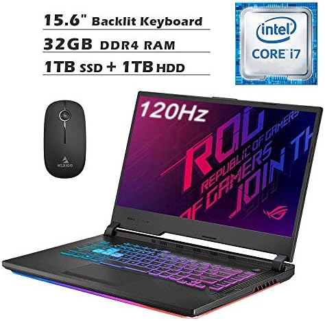 2020 Asus ROG 15.6 Inch 120Hz FHD 1080P Gaming Laptop| Intel 6-Core i7 ...