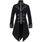 Amazon.com: Apocrypha Men's Medieval Steampunk Tailcoat Vampire Gothic ...
