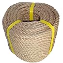 Amazon.com: Twisted Manila Rope Natural Strong Jute Rope 100 Feet 12mm ...