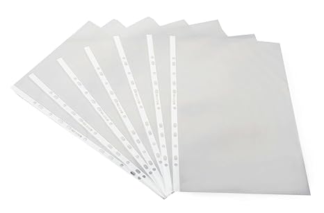 AmazingHind Premium Quality Clear Sheet Protector, Transparent Folder ...
