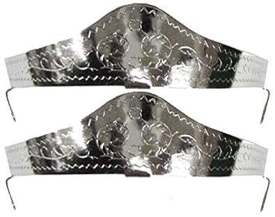 Amazon.com | Modestone Pair Metal Heel Caps/Guards Western Filigree O/S ...
