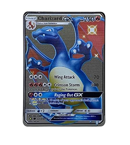 Silver Shiny Charizard GX Hidden Fates SV49/SV94 Shiny EX Art Card ...