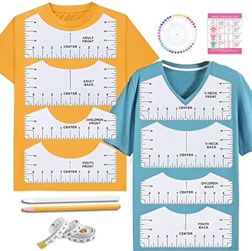 Tshirt Ruler Guide for Vinyl Alignment, T Shirt Rulers to Center ...