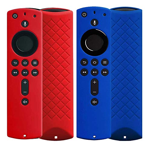 2 Pack Remote Cover for FireTV Stick 4K/FireStick TV (2nd Gen)/FireCube ...